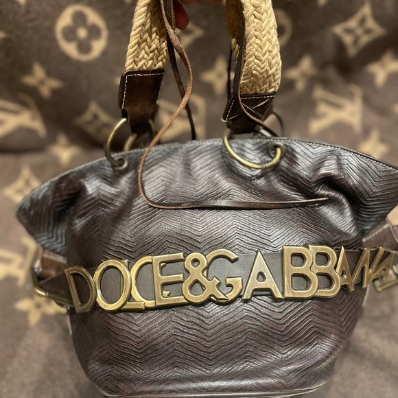 D&G | Bags | Authentic Dolce Gabbana Belted Handbag | Poshmark